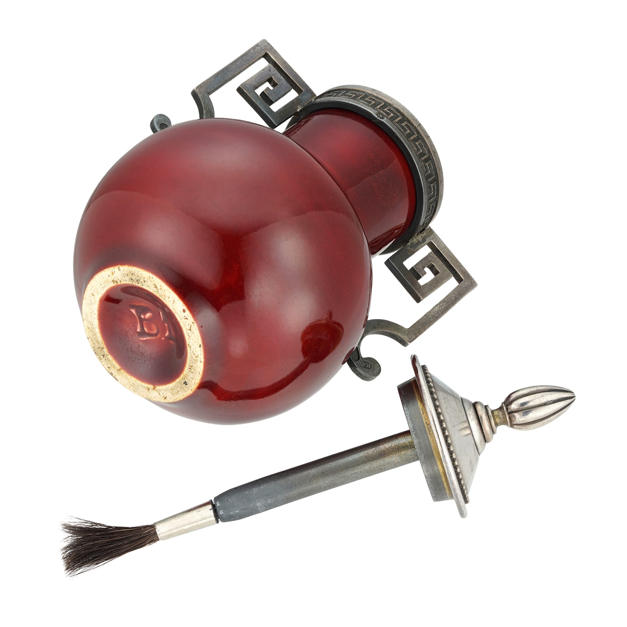 A Fabergé Red Urn-shaped Gum Pot – Bentley & Skinner – The Mayfair ...