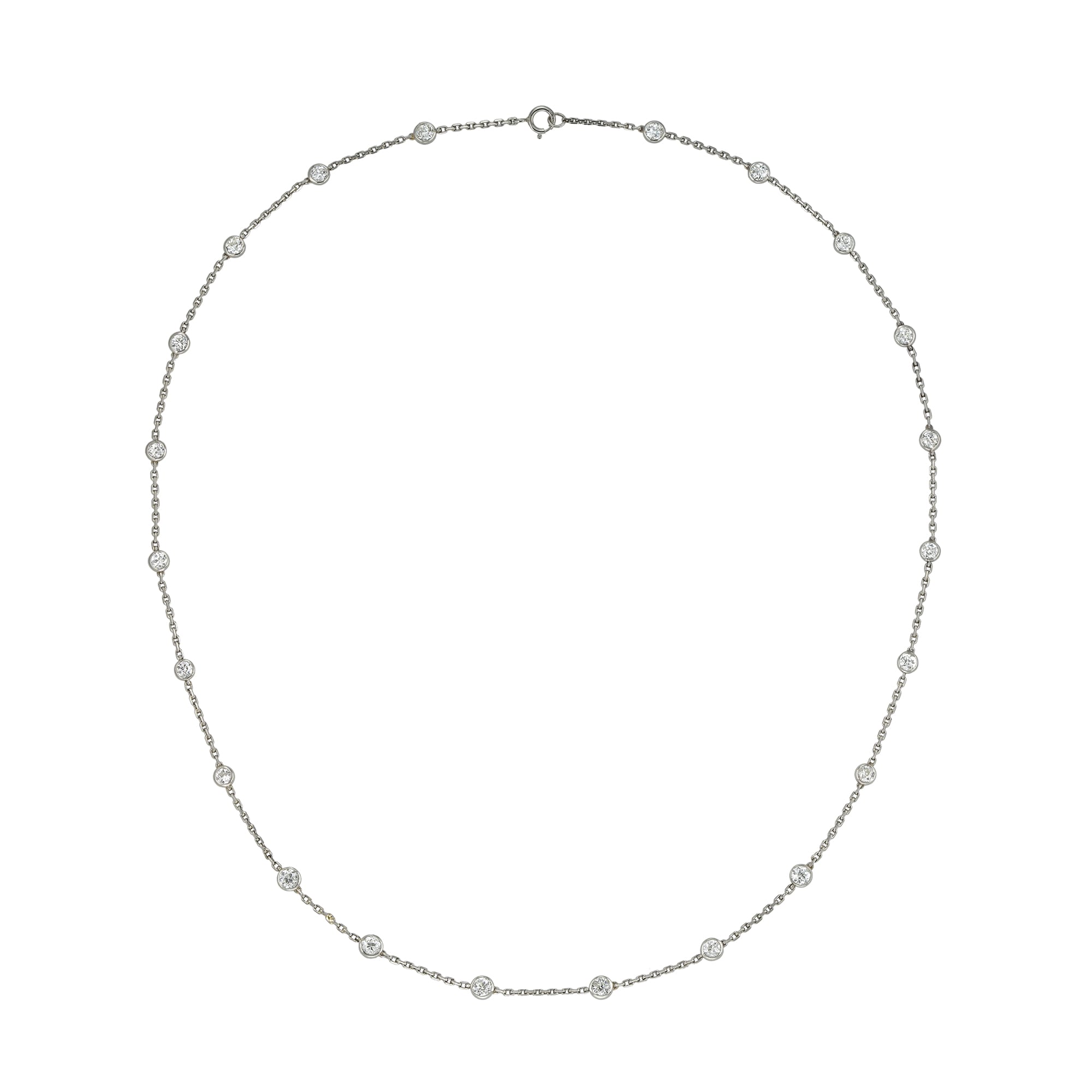 A diamond-set spectacle chain necklace – Bentley & Skinner – The ...