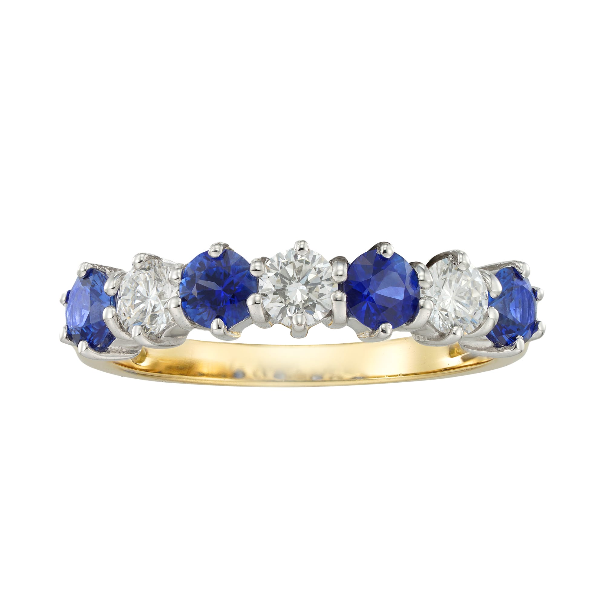 A sapphire and diamond seven stone ring – Bentley & Skinner – The ...