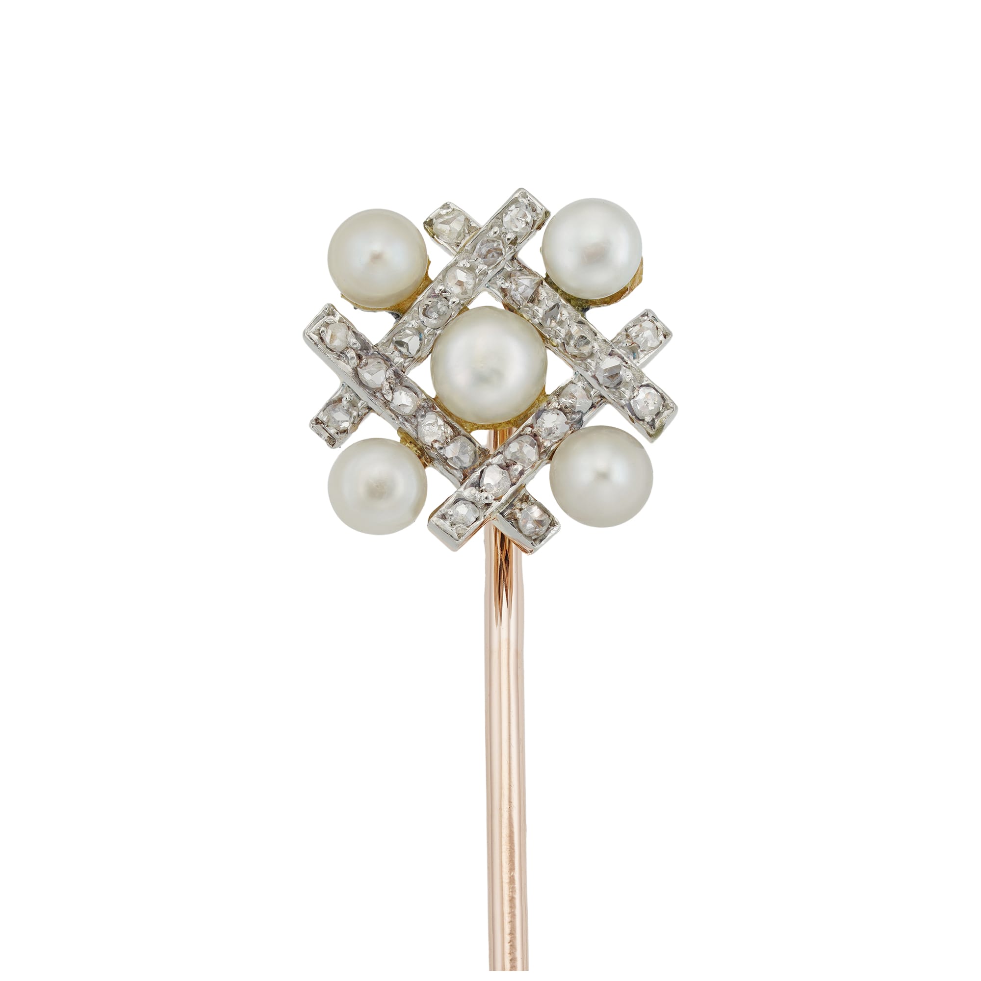 A Belle Époque Pearl And Diamond Stick-pin – Bentley & Skinner – The ...