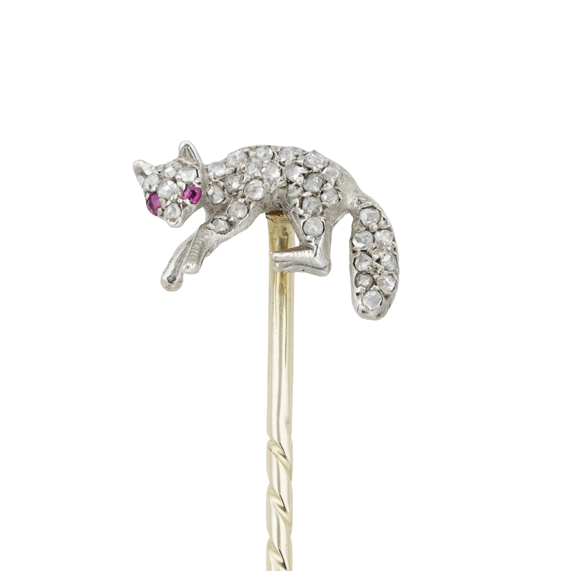 A Late Victorian Diamond Silver And Gold Stick Pin – Bentley & Skinner ...