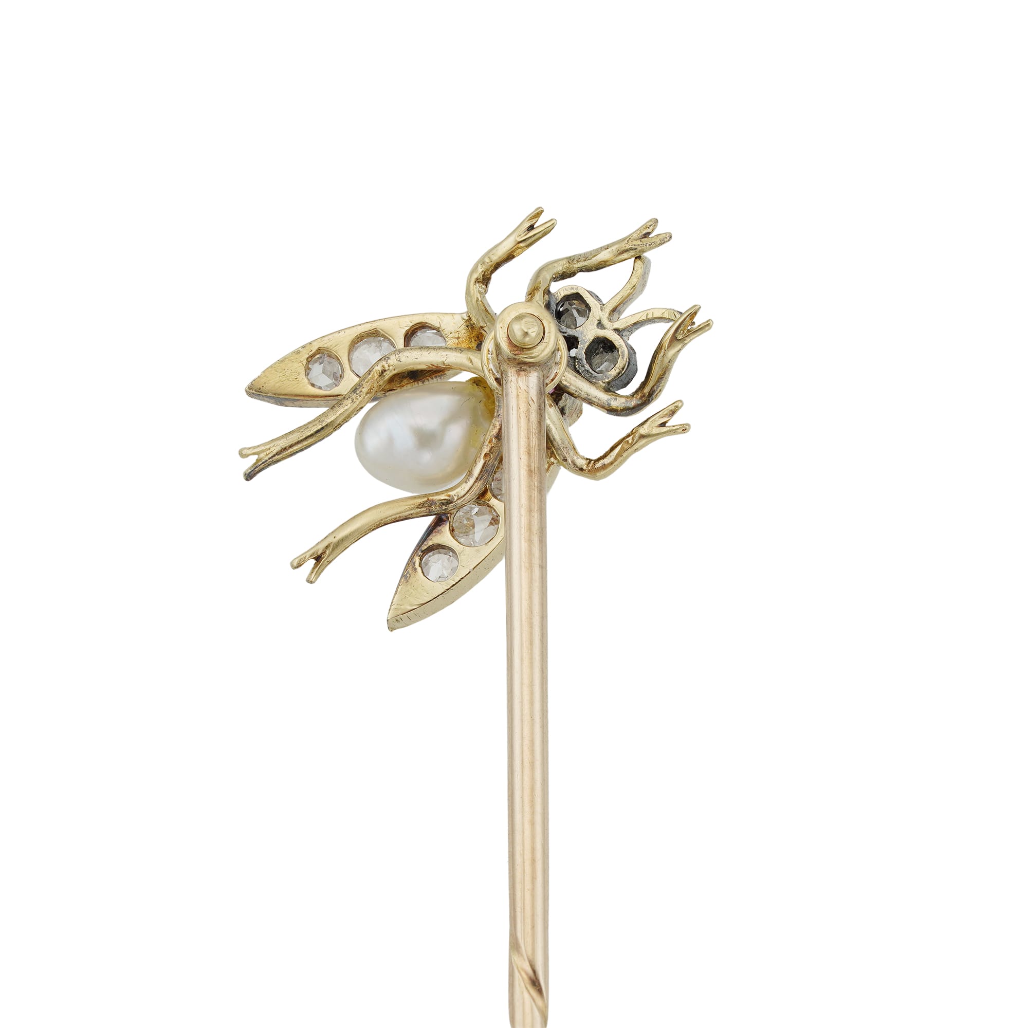 A Pearl, Diamond And Ruby Bee Stick-pin – Bentley & Skinner – The ...