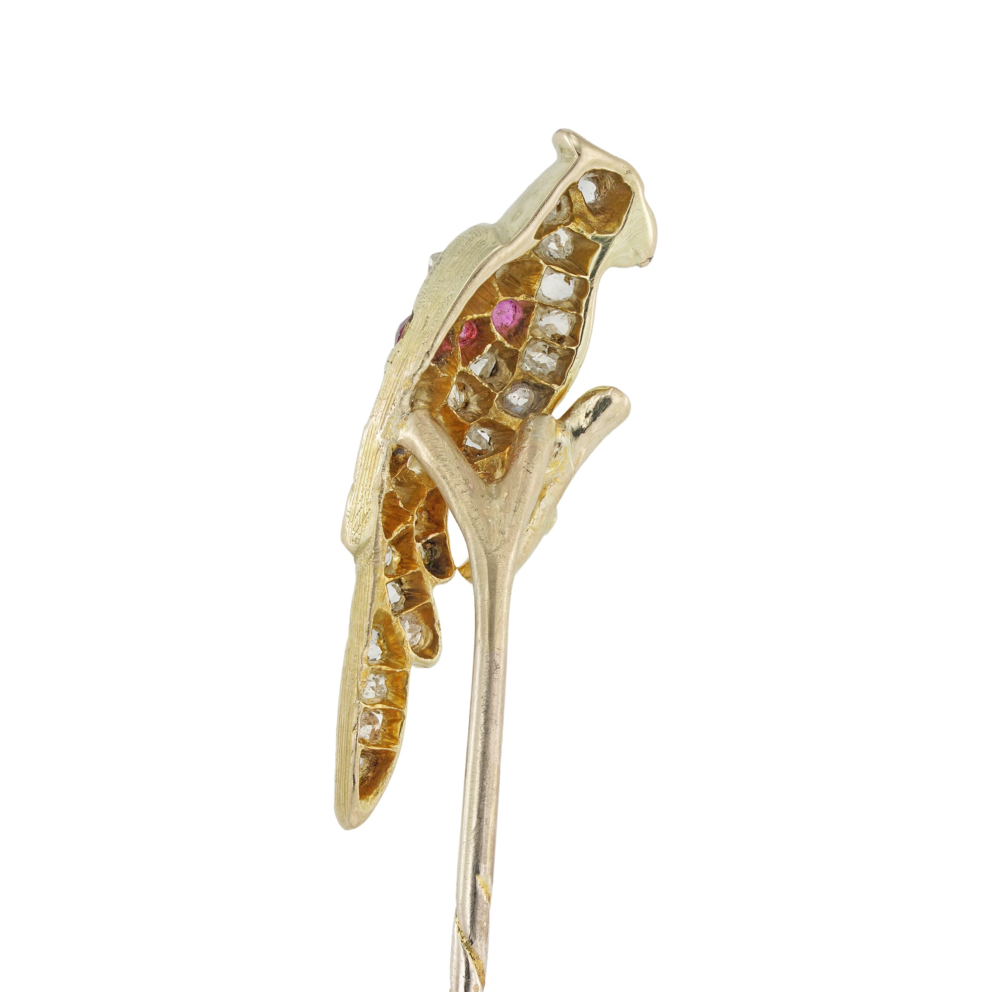 A Diamond And Ruby Parrot Stick-pin – Bentley & Skinner – The Mayfair ...