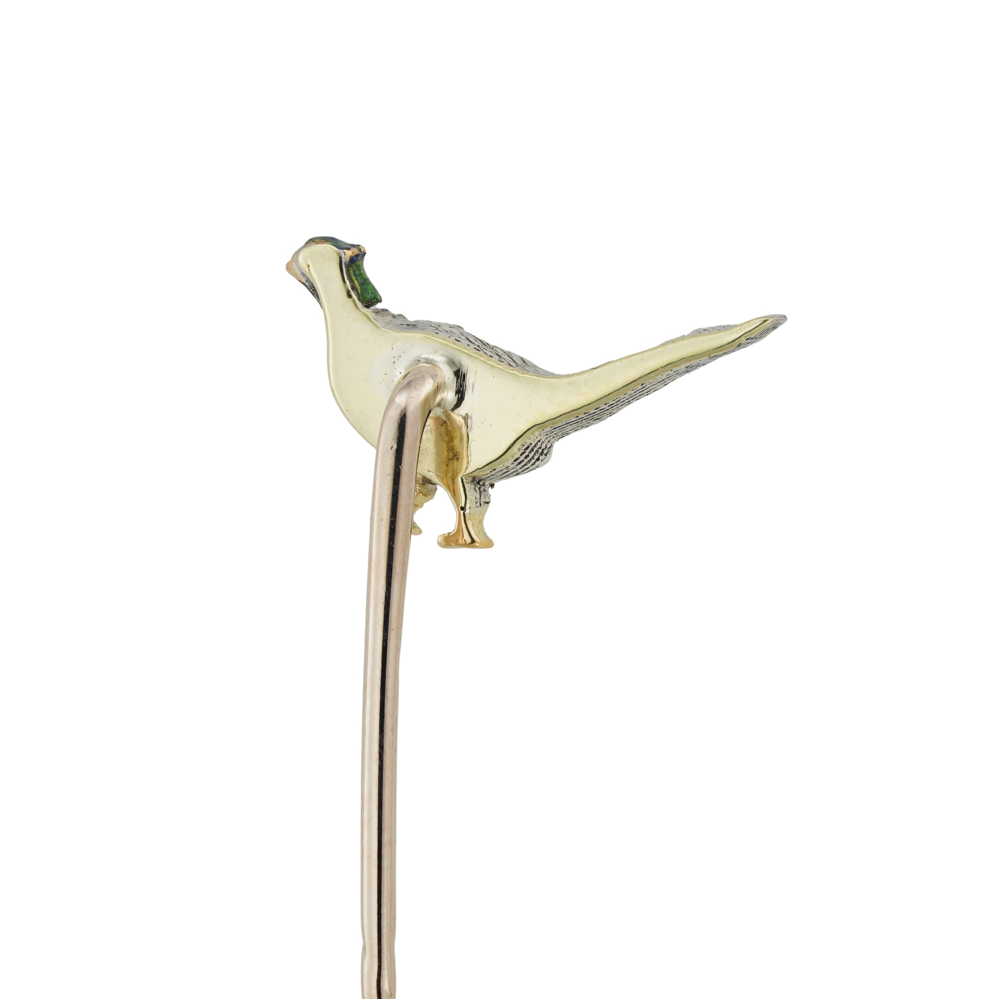 A Late-victorian Diamond And Enamel Pheasant Stick-pin – Bentley ...