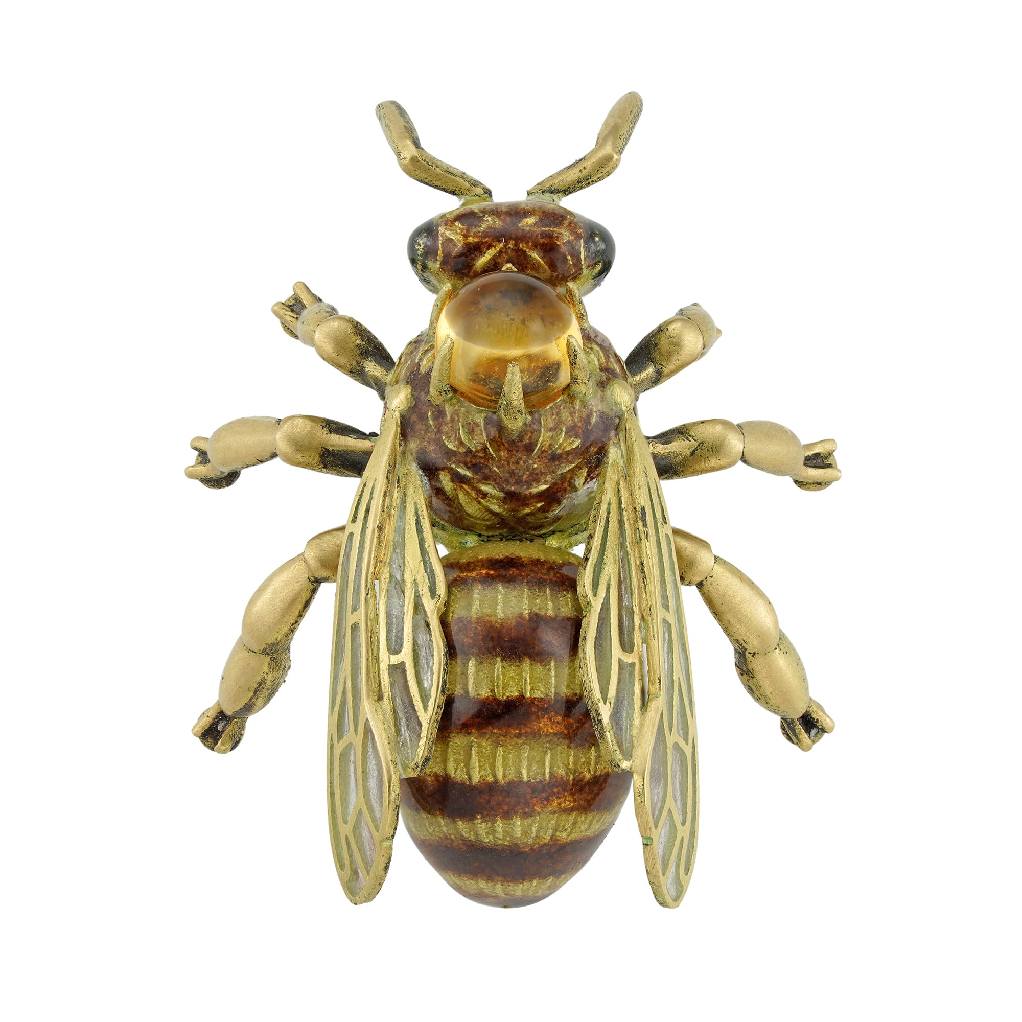 A Yellow Gold And Enamel Bee Brooch – Bentley & Skinner – The Mayfair ...