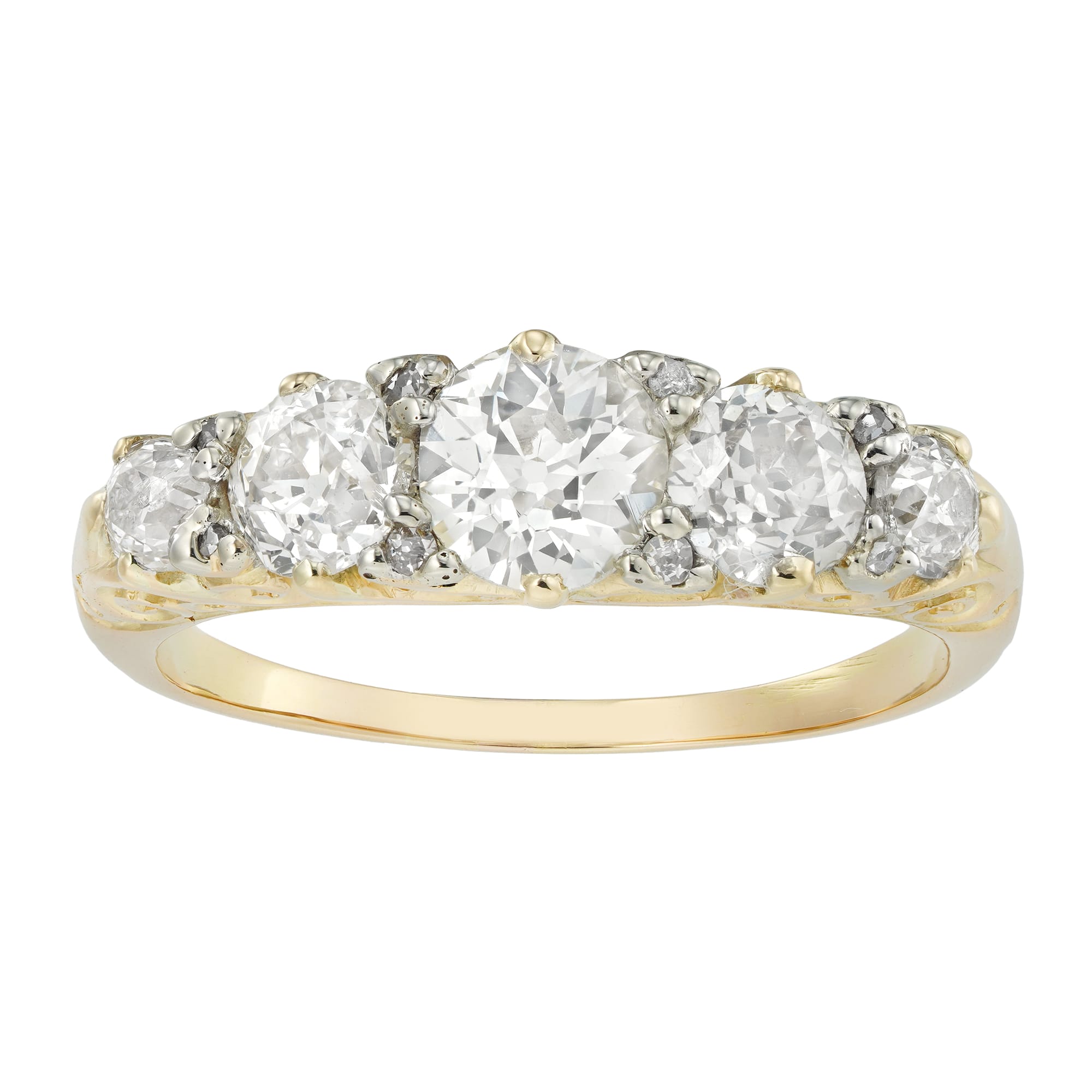 A late Victorian five-stone diamond ring – Bentley & Skinner – The ...