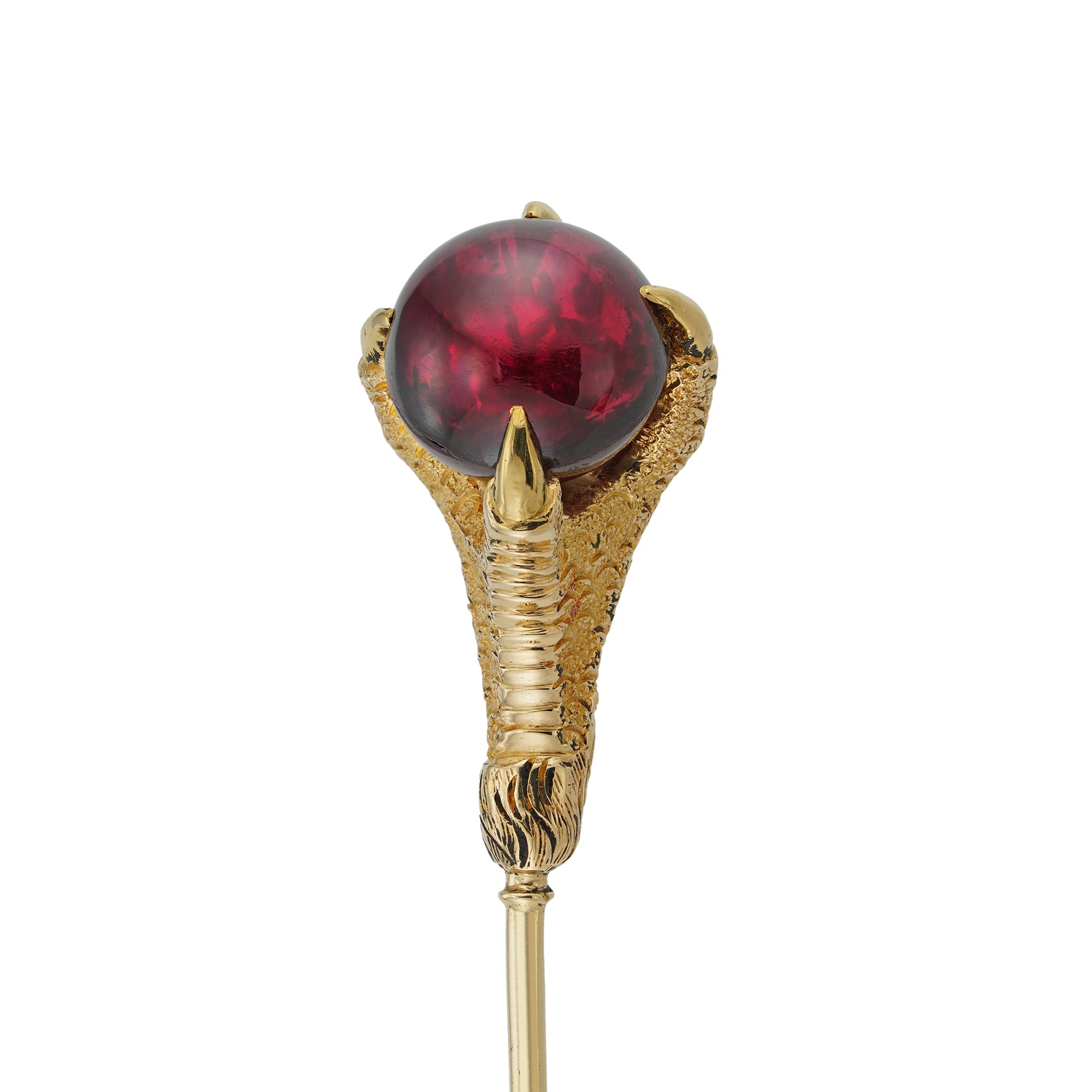 A late 19th century garnet and gold stickpin – Bentley & Skinner – The ...