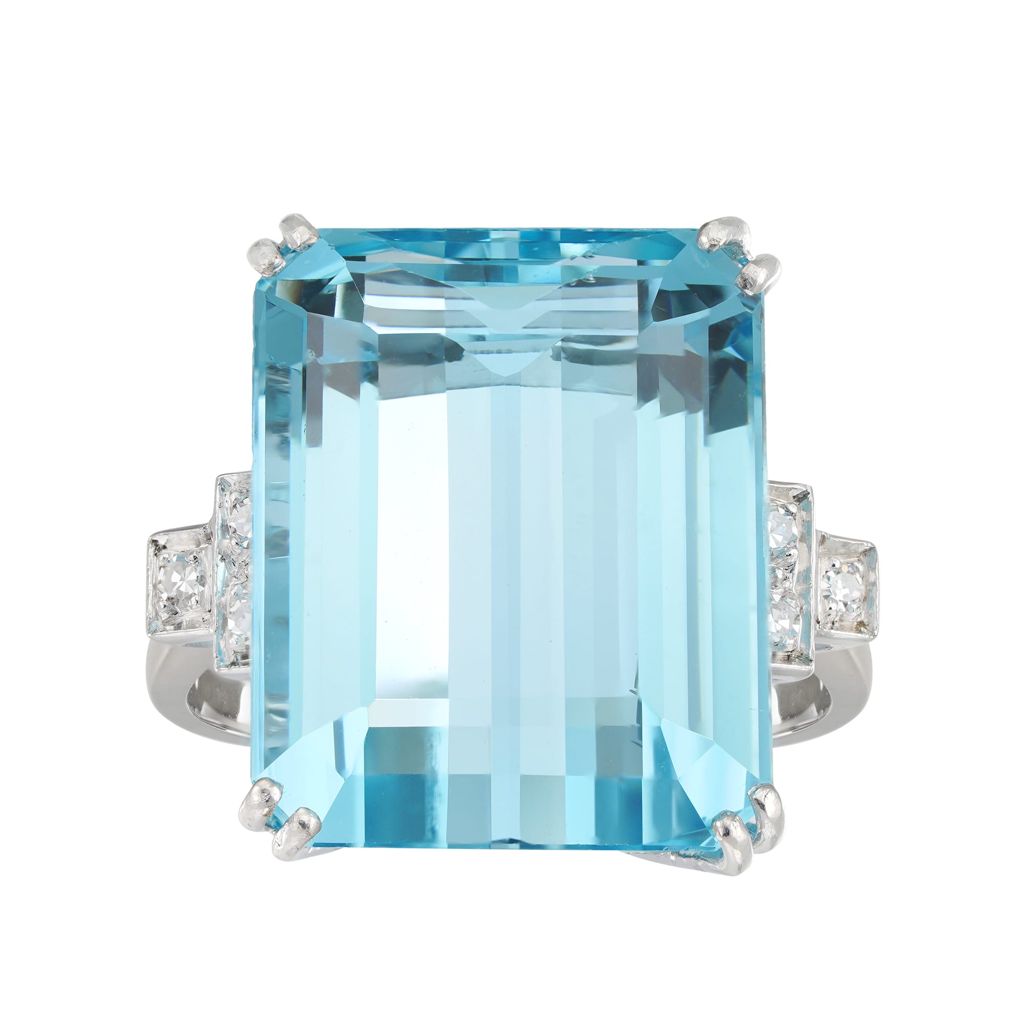 An aquamarine and diamond ring – Bentley & Skinner – The Mayfair ...