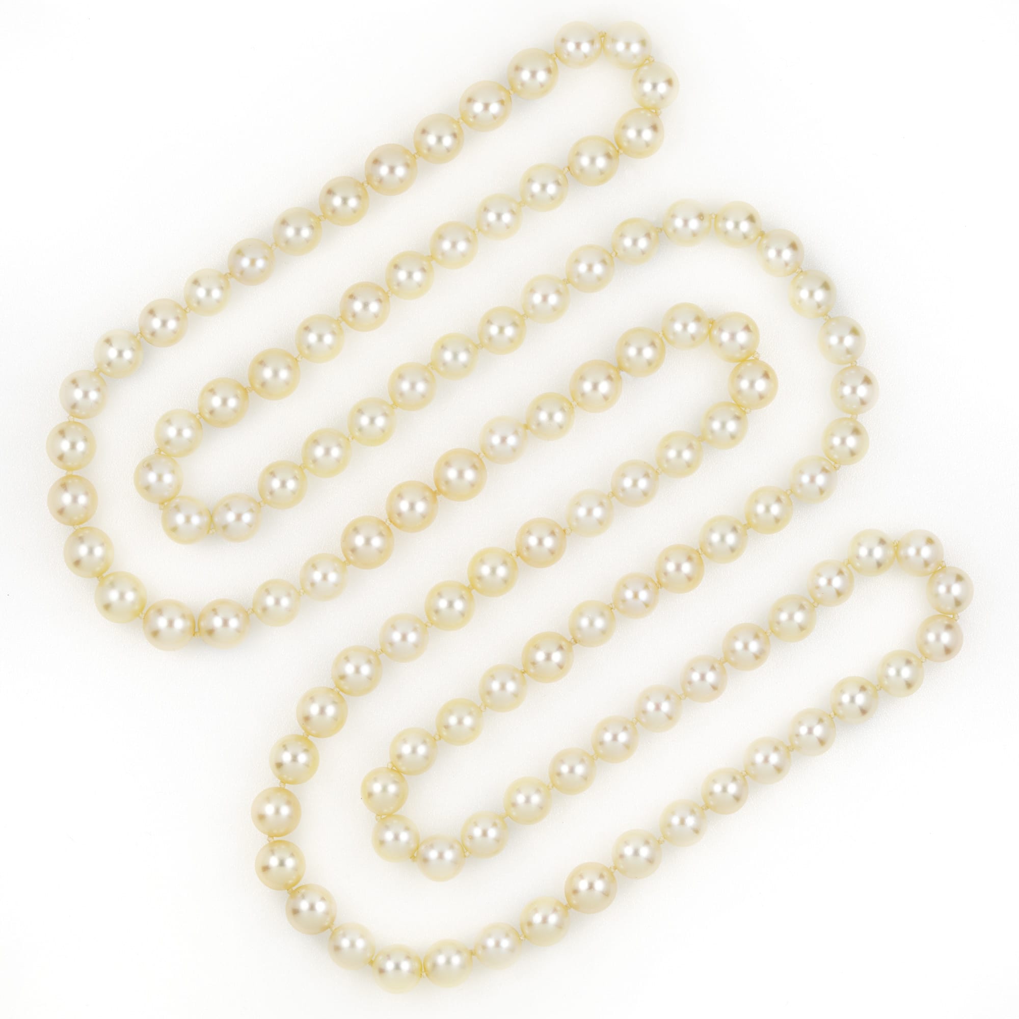 A Long Rope Of Cultured Pearl Necklace – Bentley & Skinner – The ...