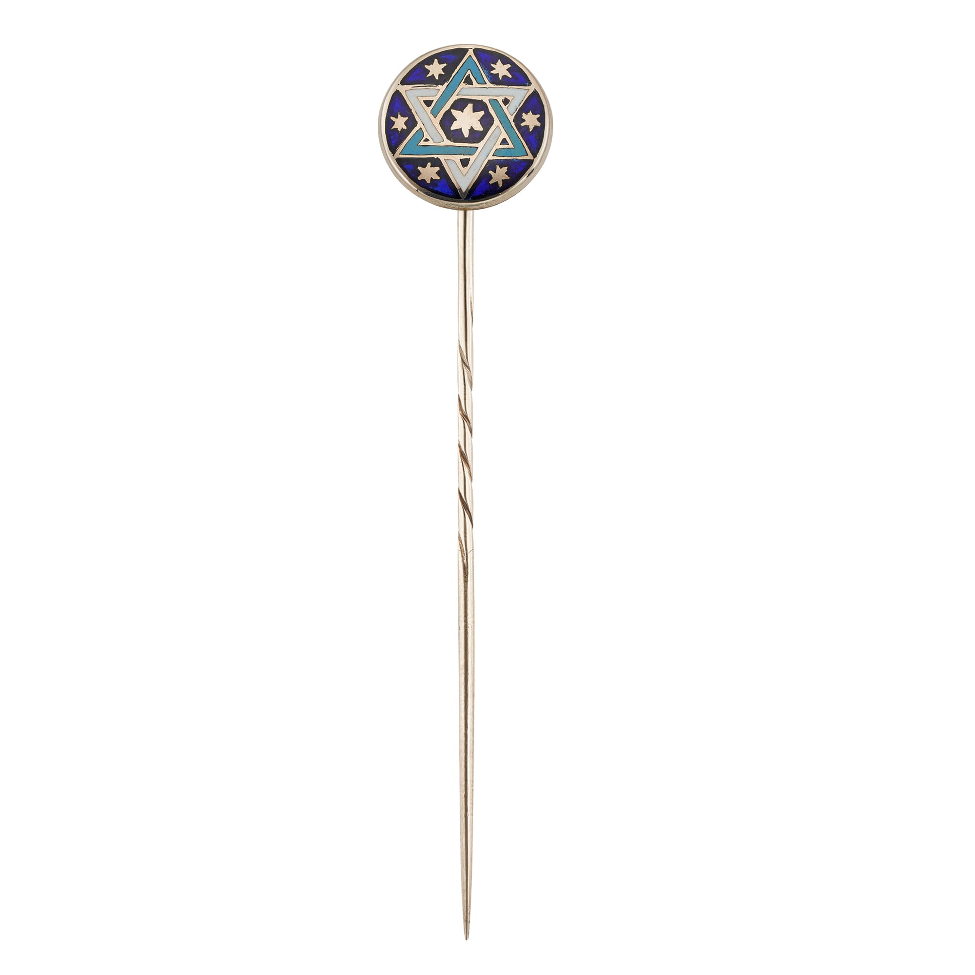 An Early 20th Century Star Of David Enamelled Stick-pin – Bentley ...