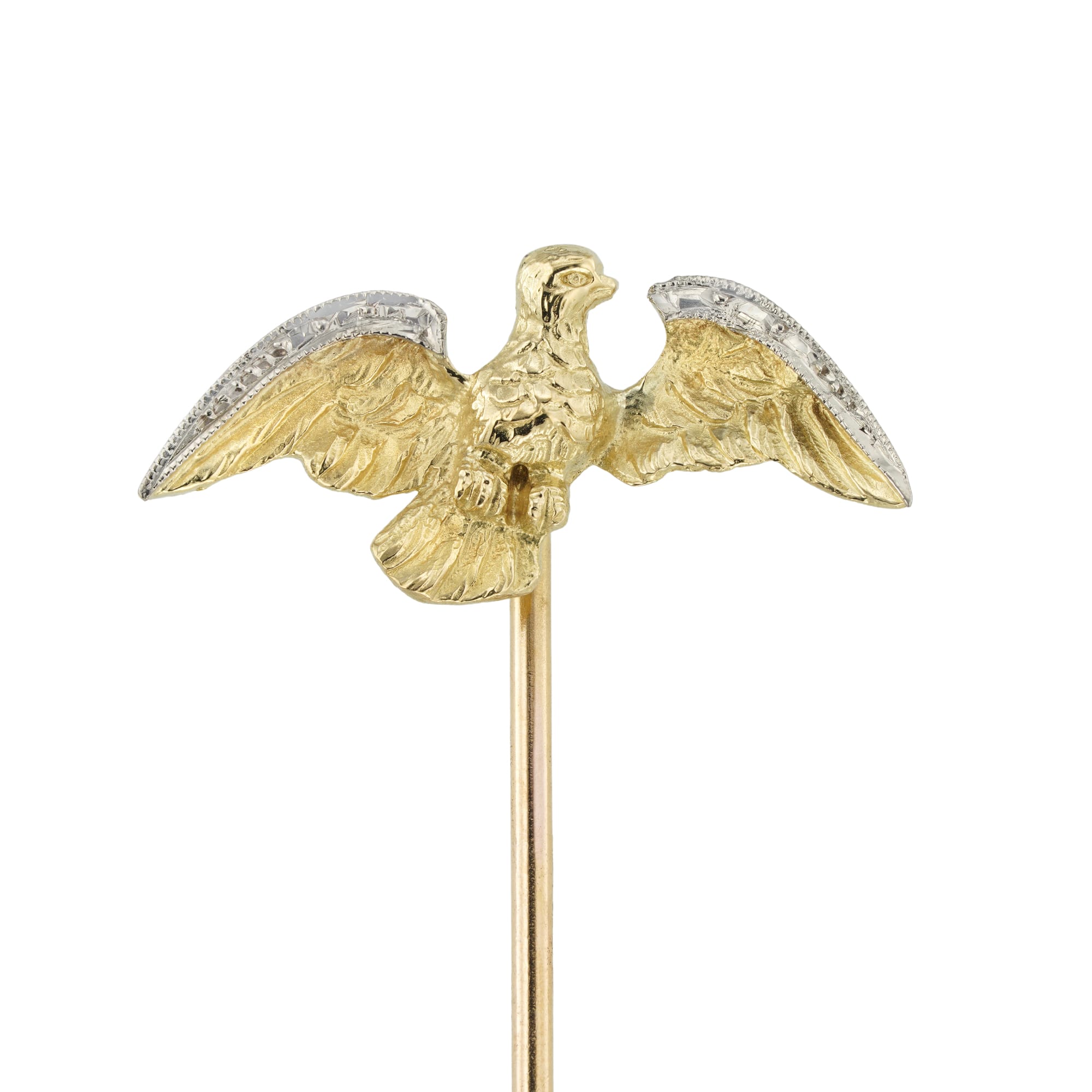 A French early 20th century gold dove stick pin – Bentley & Skinner ...