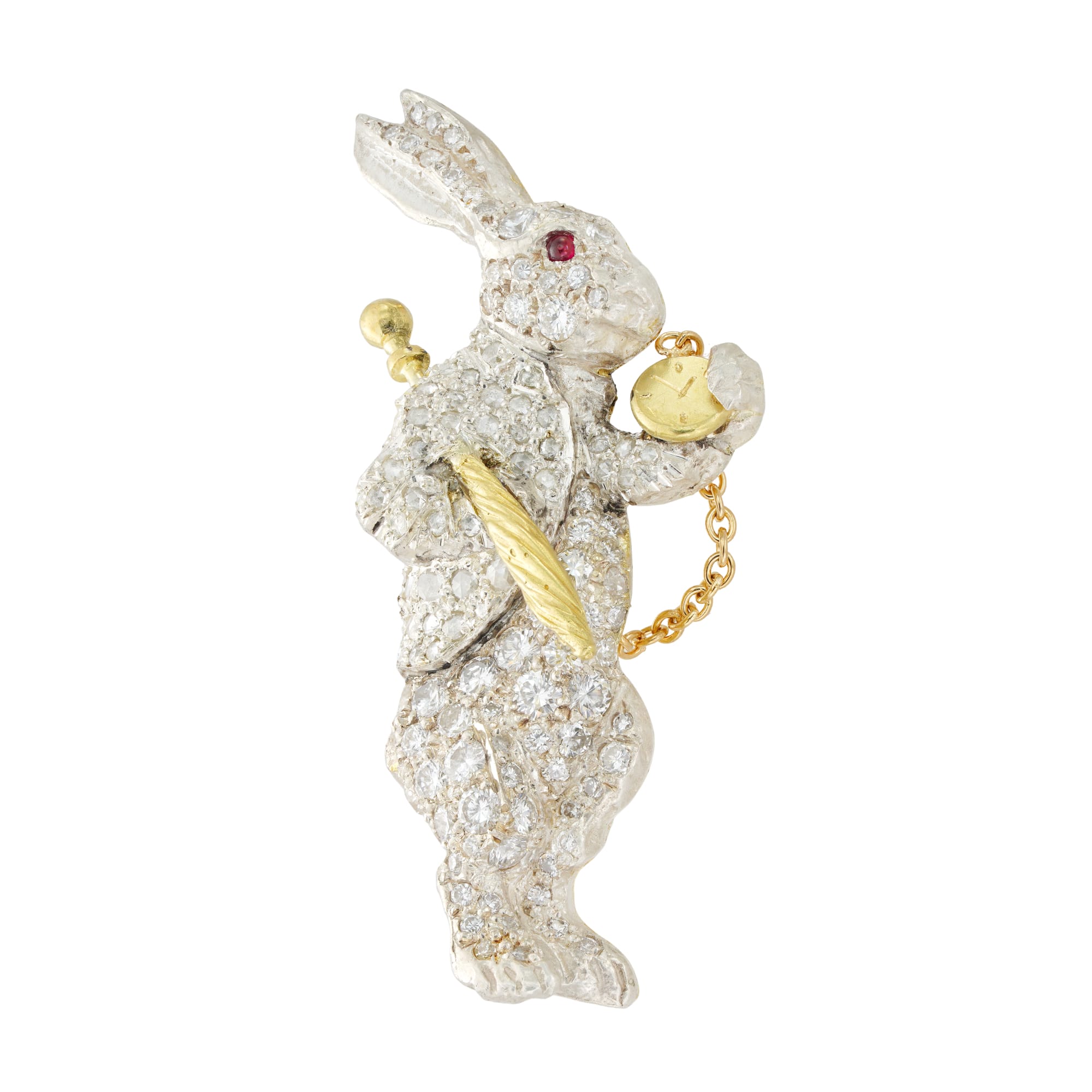A diamond-set white rabbit brooch – Bentley & Skinner – The Mayfair ...